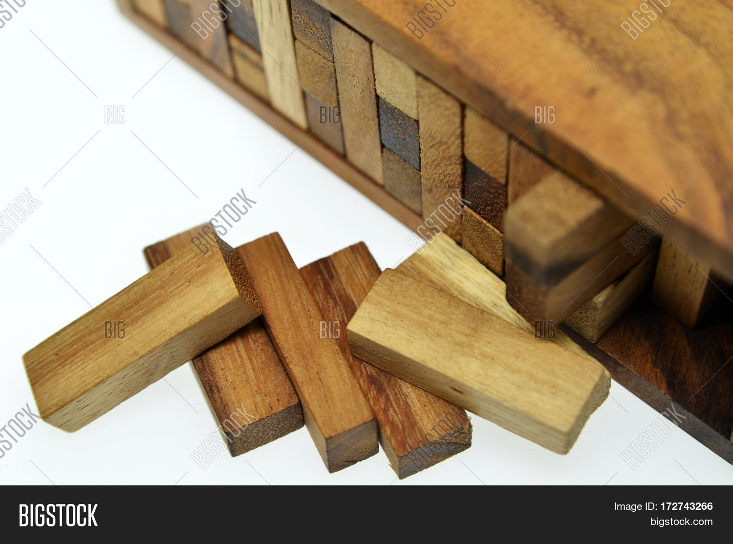 Blocks Wood Jenga Game Image & Photo (Free Trial) | Bigstock