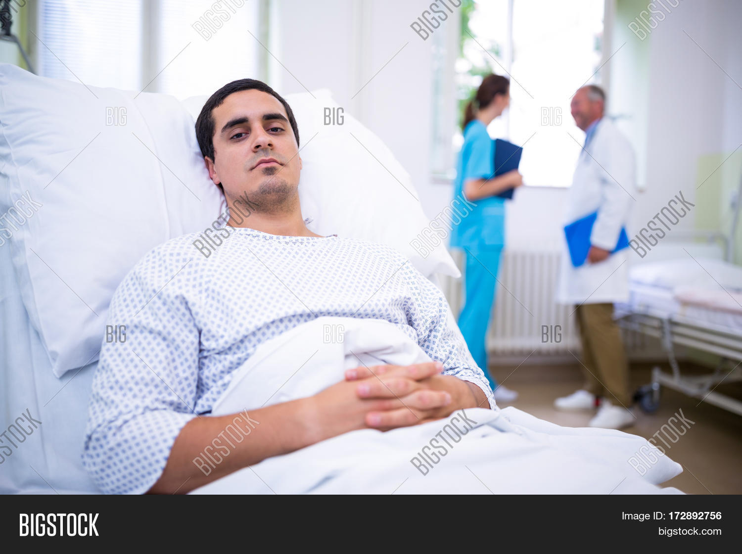 Ill Patient Lying On Image & Photo (Free Trial) | Bigstock