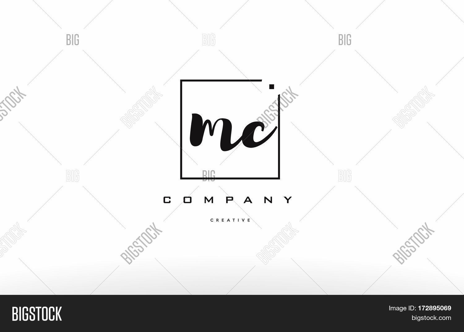 Mc M C Hand Writing Vector & Photo (Free Trial) | Bigstock