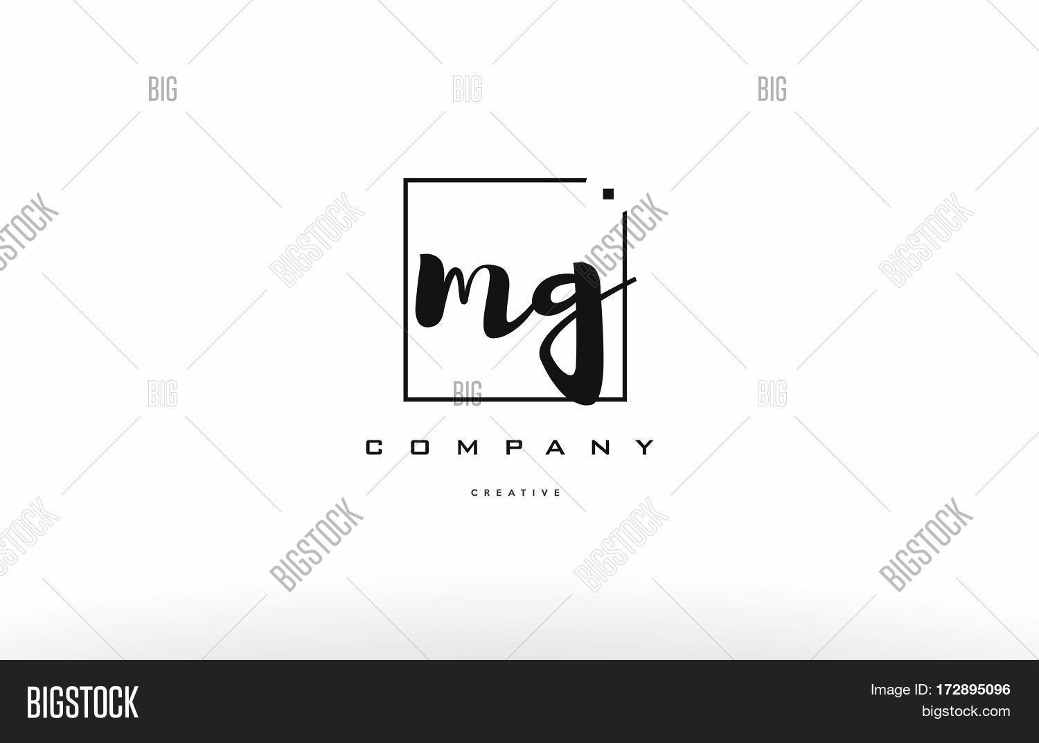 Mg M G Hand Writing Vector & Photo (Free Trial) | Bigstock