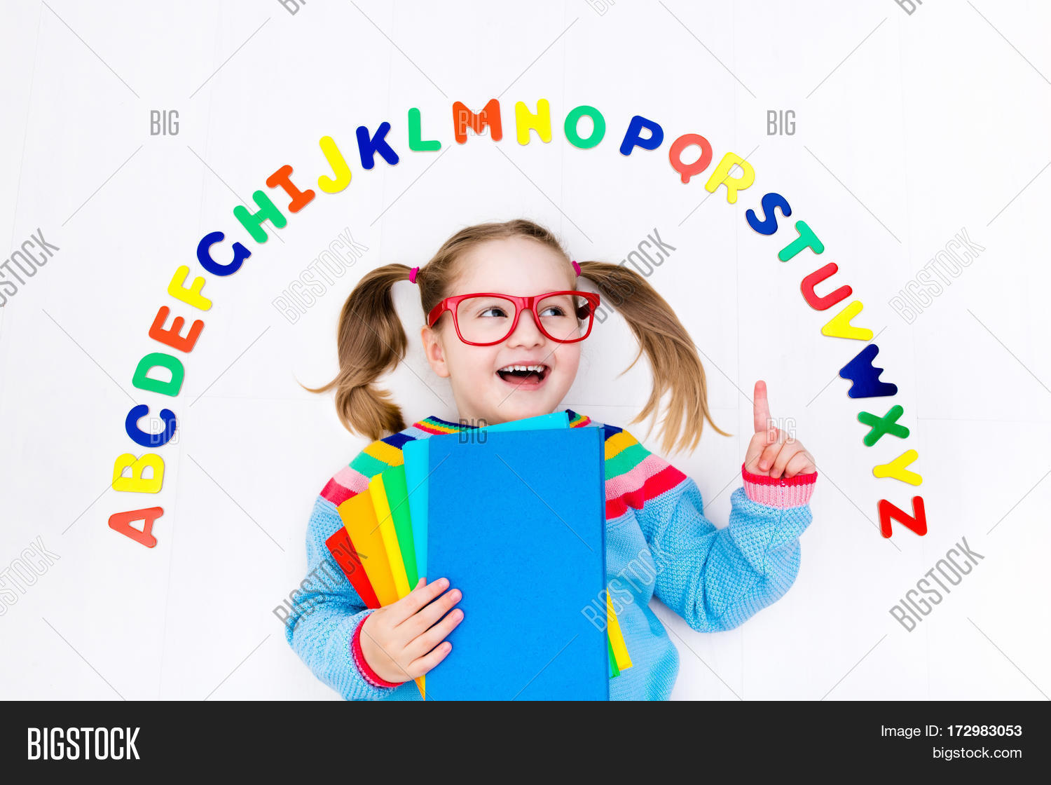 Child Learning Letters Image & Photo (Free Trial) | Bigstock