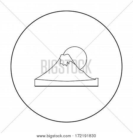 Mount Fuji Icon Vector & Photo (Free Trial) | Bigstock