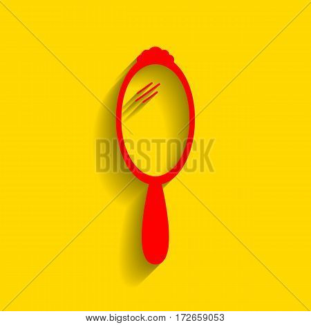 Hand Mirror Sign. Vector & Photo (Free Trial) | Bigstock