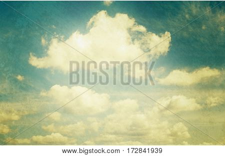 Clouds Vintage Style. Image & Photo (Free Trial) | Bigstock