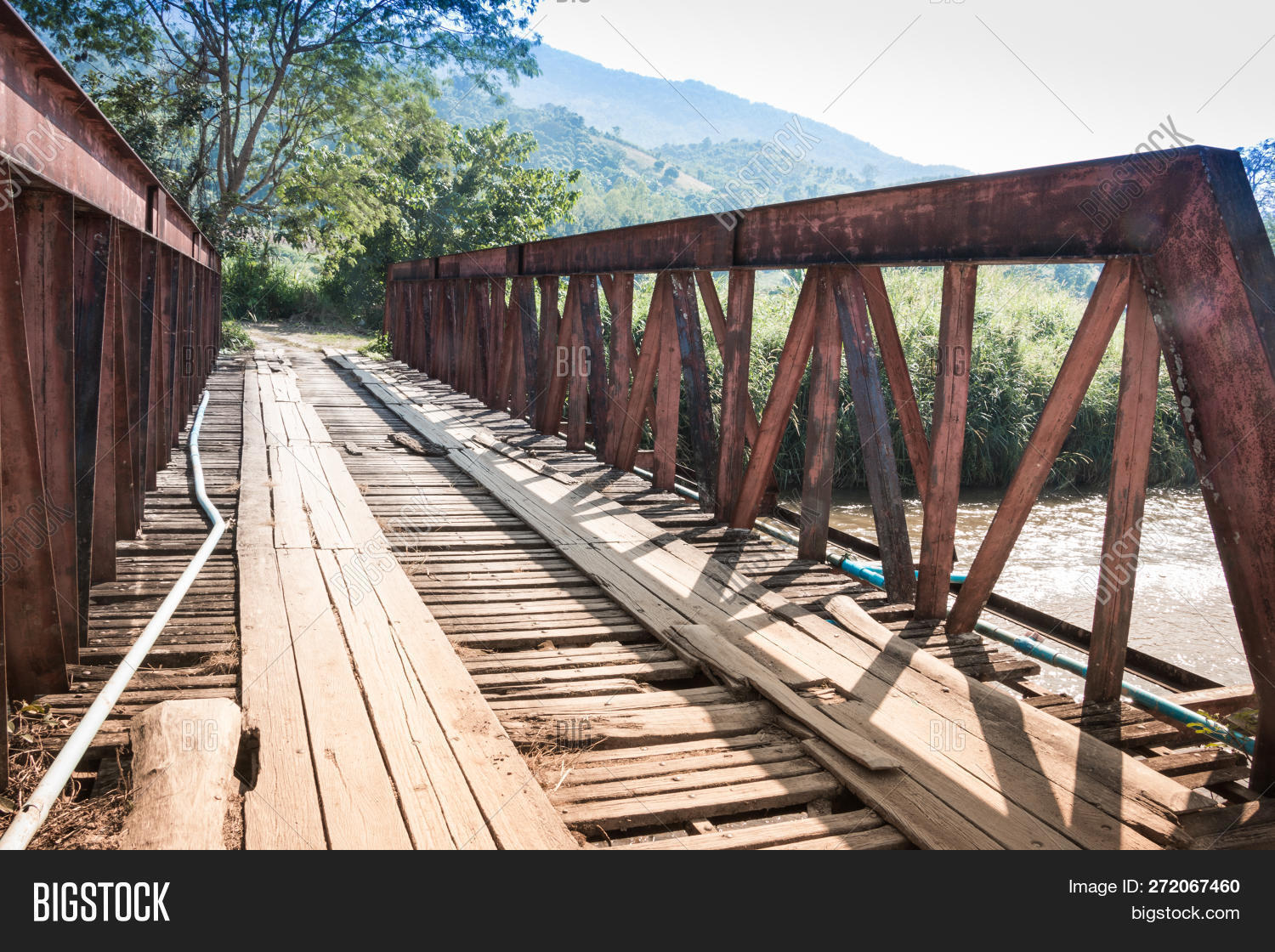 Old Iron Bridge, Image & Photo (Free Trial) | Bigstock