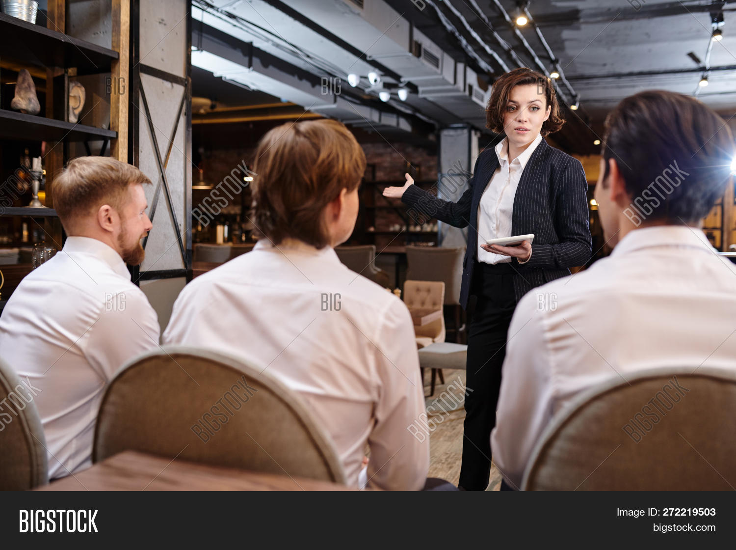 Female Restaurant Manager