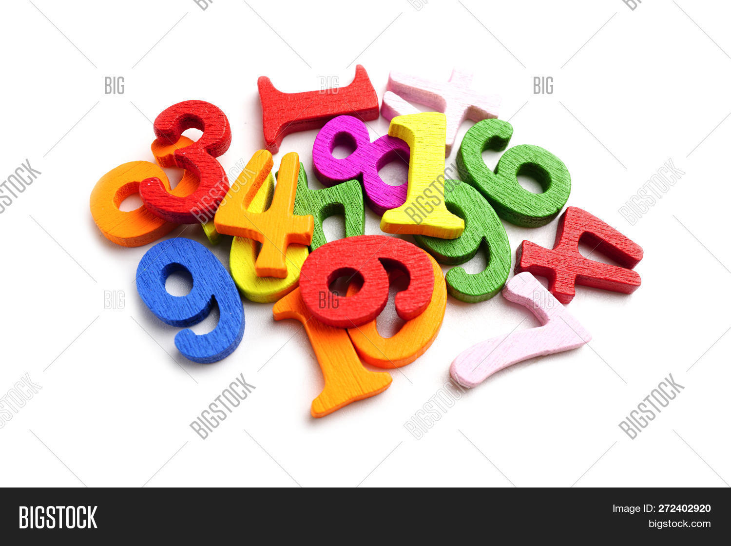 Math Number Colorful Image & Photo (Free Trial) | Bigstock