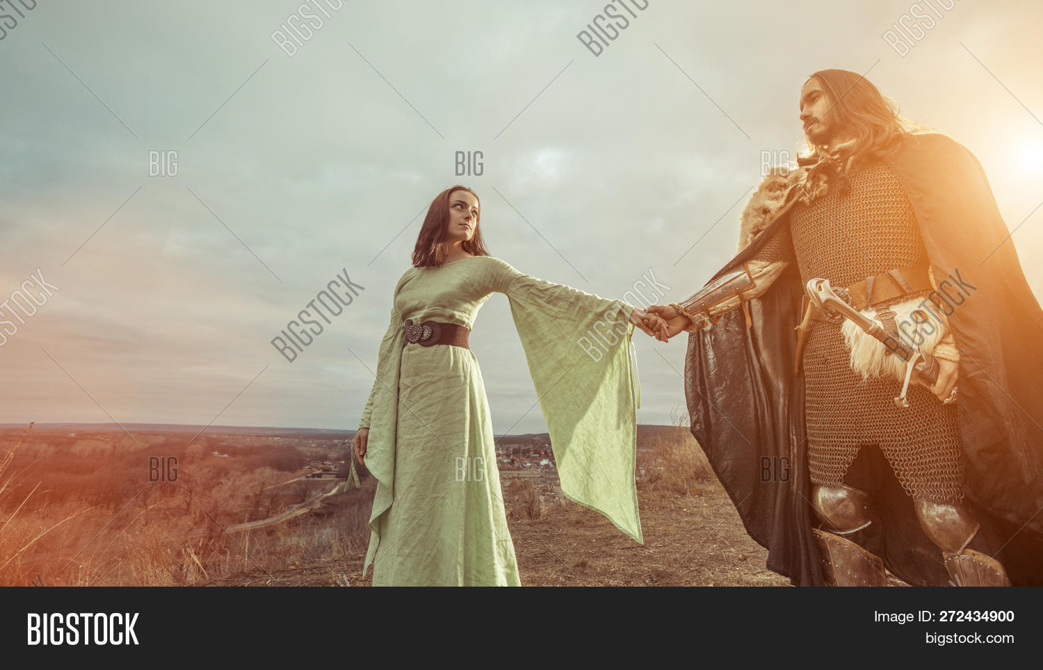 Medieval Knight Lady Image & Photo (Free Trial) | Bigstock