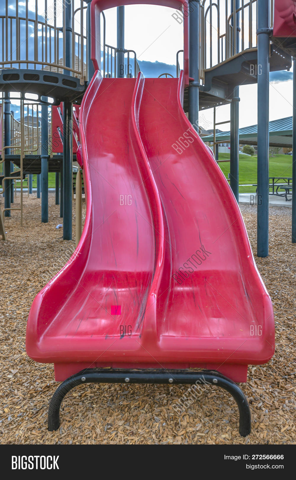 Red Double Slide Image & Photo (Free Trial) | Bigstock