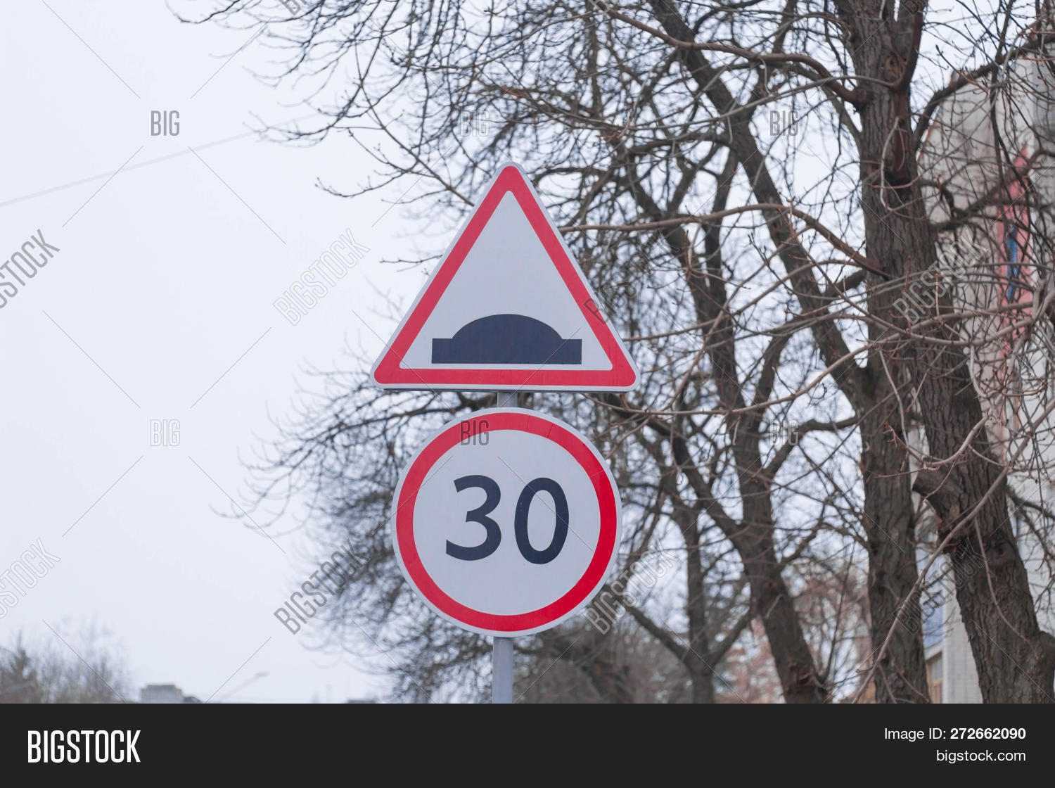 Car Traffic Signs. Two Image & Photo (Free Trial) | Bigstock