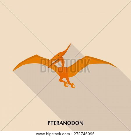 Pteranodon Icon. Flat Image & Photo (Free Trial) | Bigstock