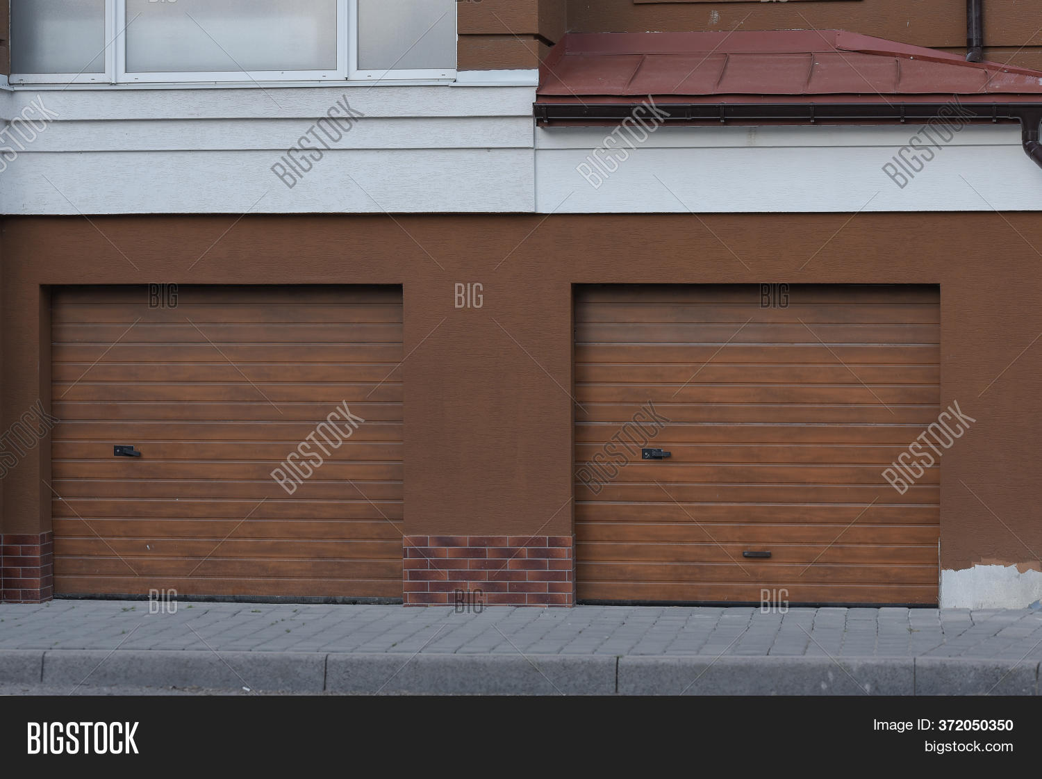 Garage Row Garages Image & Photo (Free Trial) | Bigstock
