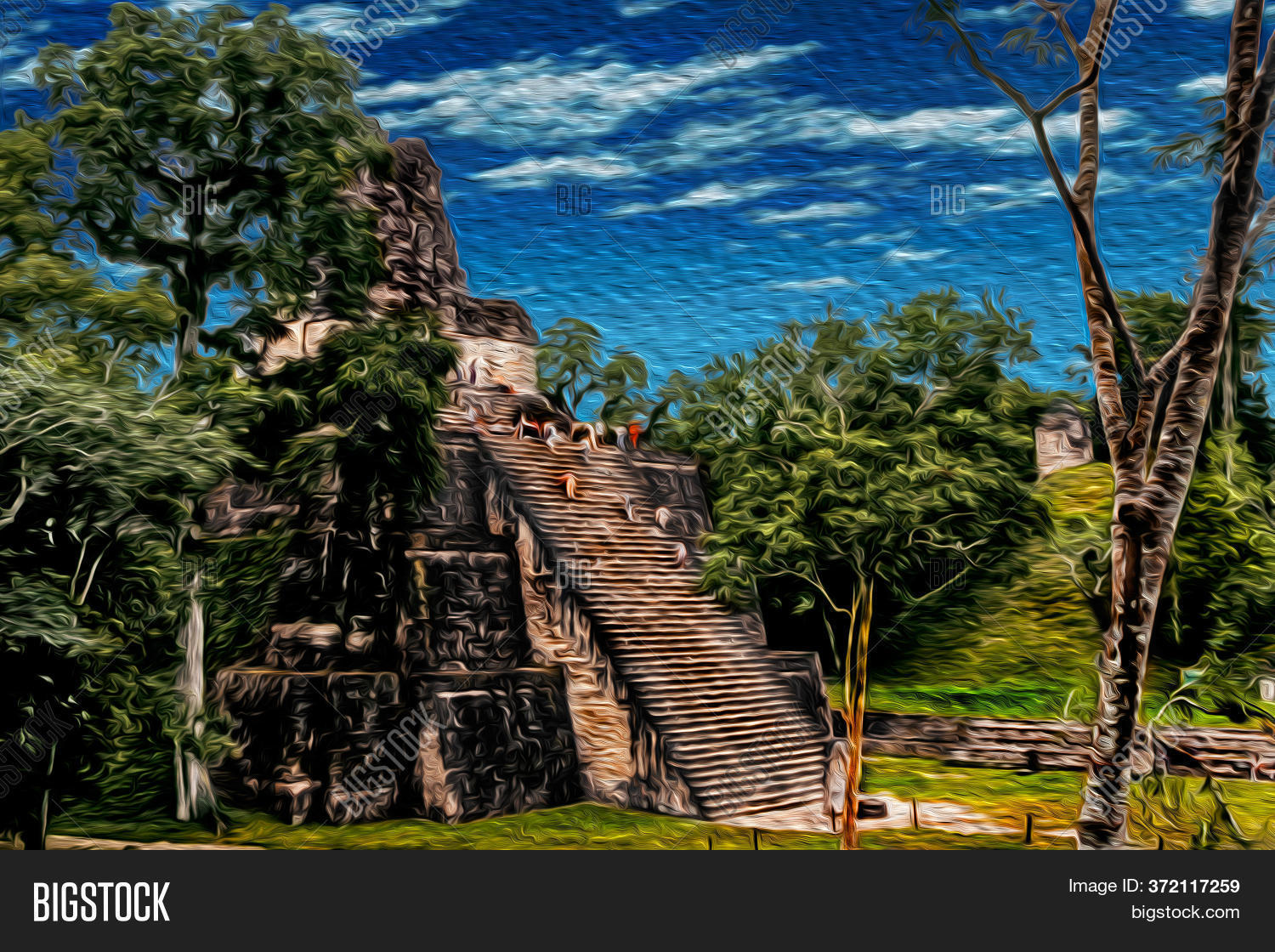 Steep Temple-pyramid Image & Photo (Free Trial) | Bigstock
