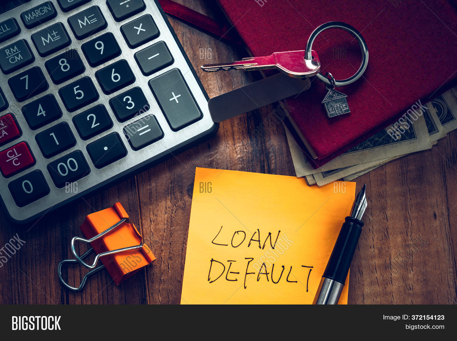 Loan Default Word On Image & Photo (Free Trial) | Bigstock
