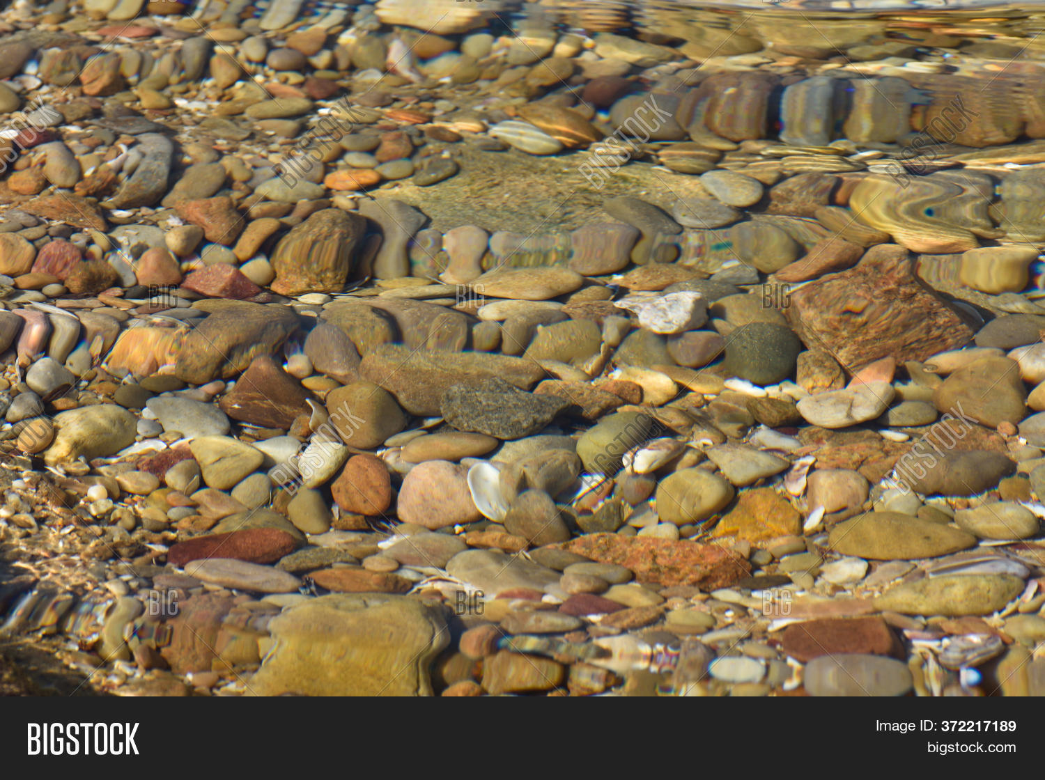 Water Distorted Rocks Image & Photo (Free Trial) | Bigstock