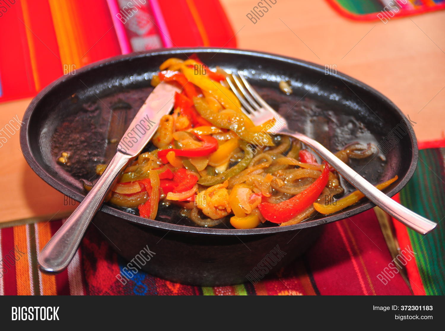 Stewed Peper On Plate Image & Photo (Free Trial) | Bigstock