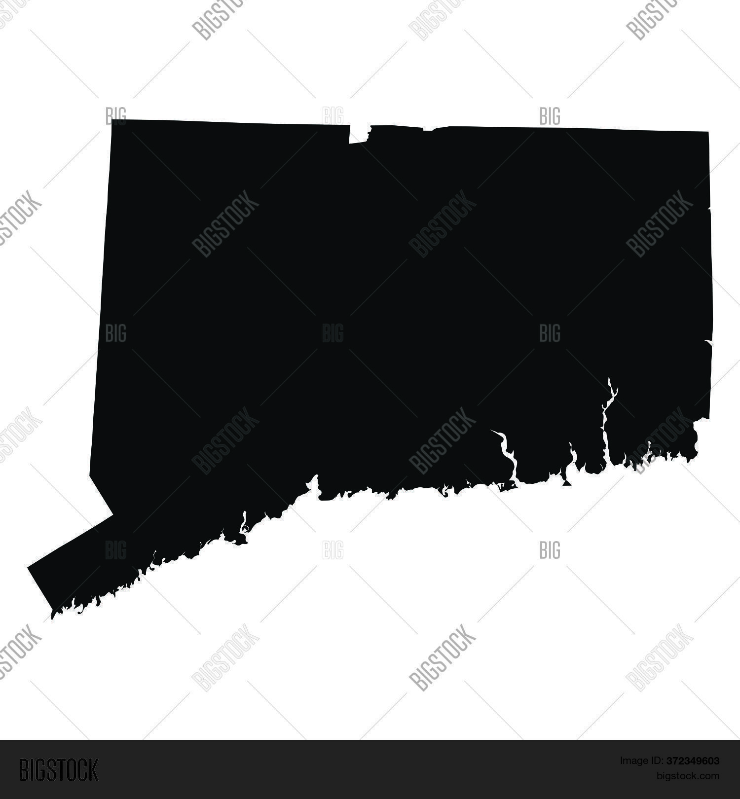Connecticut Ct State Vector & Photo (Free Trial) | Bigstock
