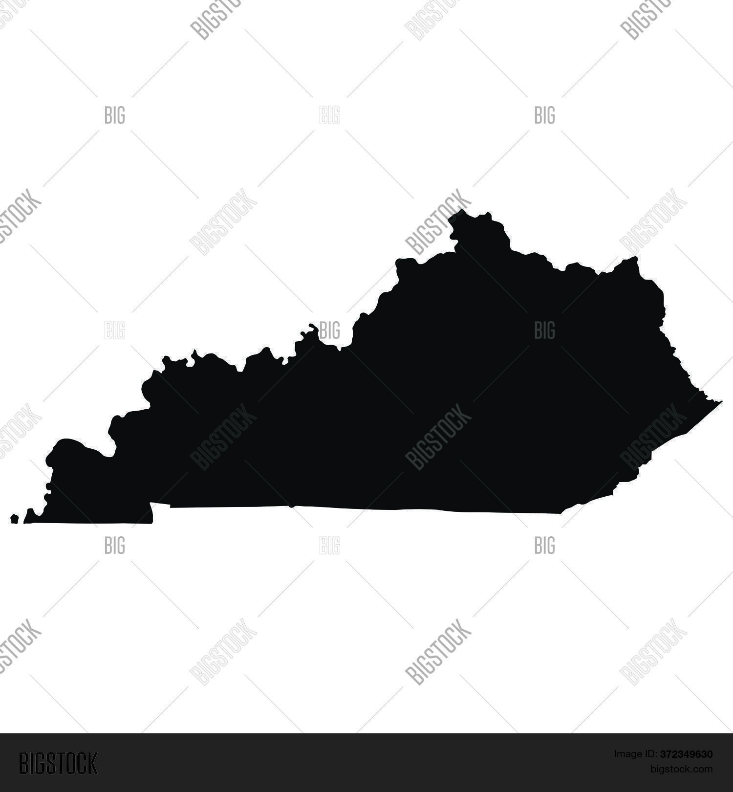 Kentucky Ky State Vector & Photo (Free Trial) | Bigstock