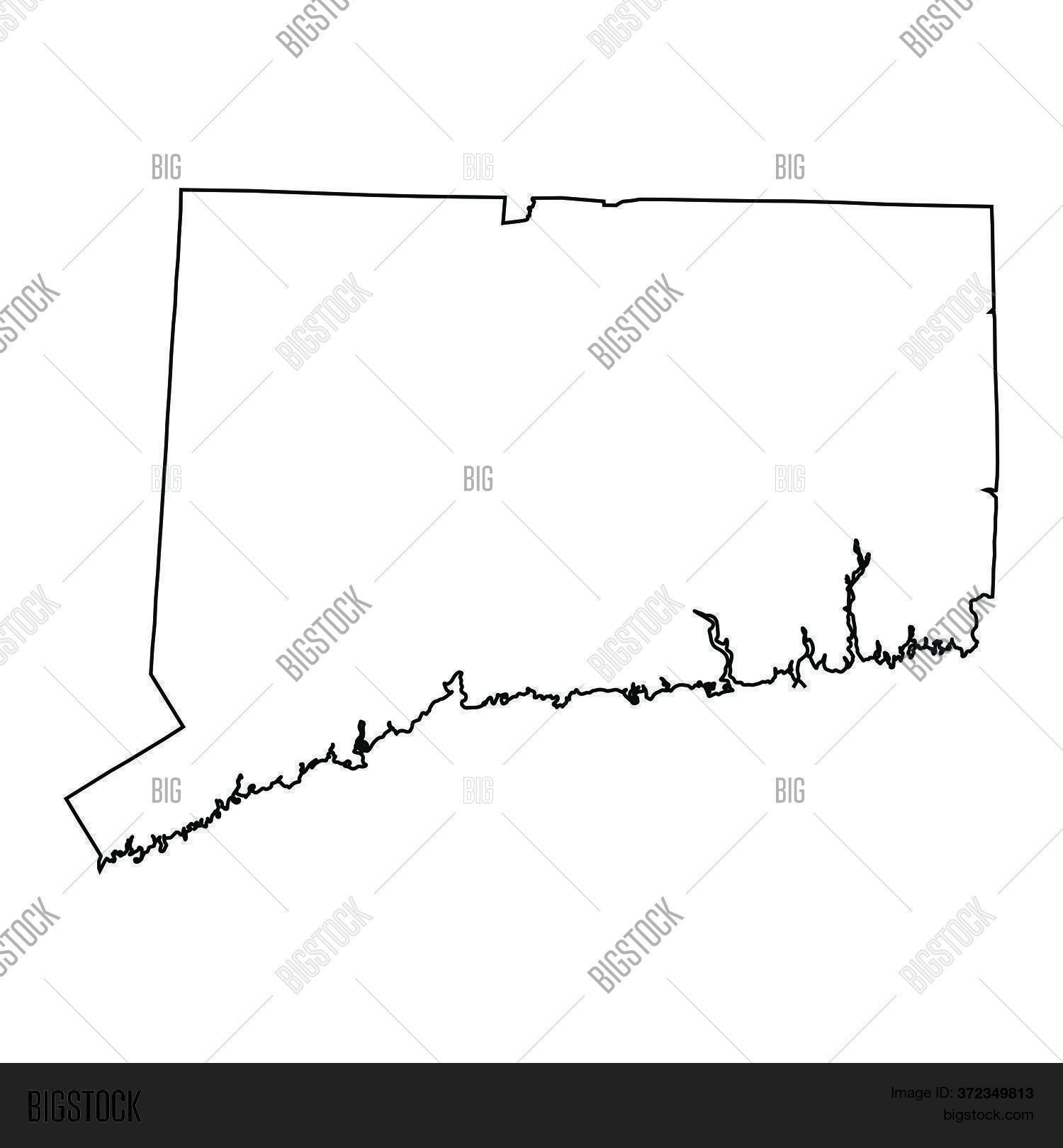 Connecticut Ct State Vector & Photo (Free Trial) | Bigstock