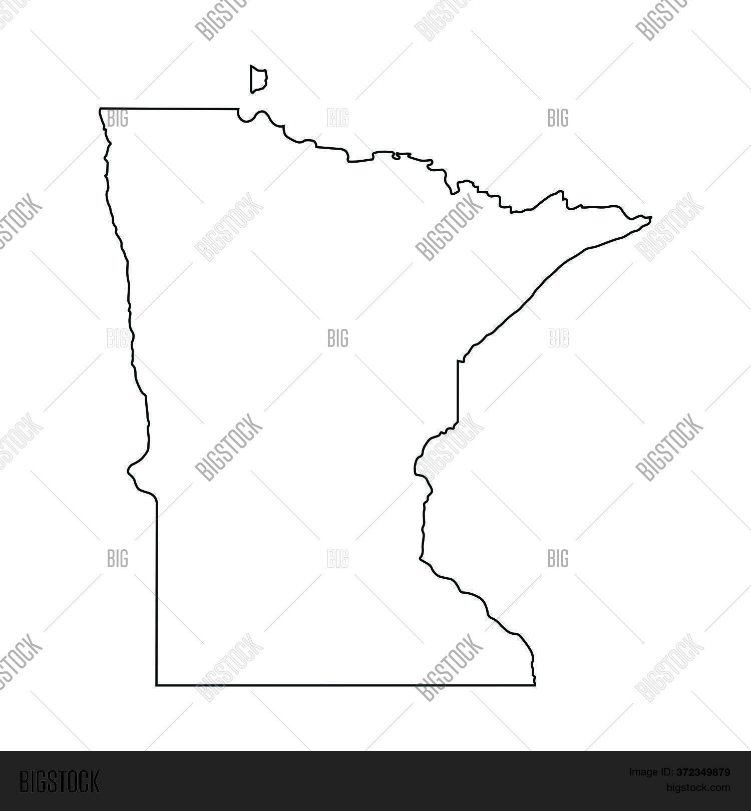 Minnesota Mn State Vector & Photo (Free Trial) | Bigstock