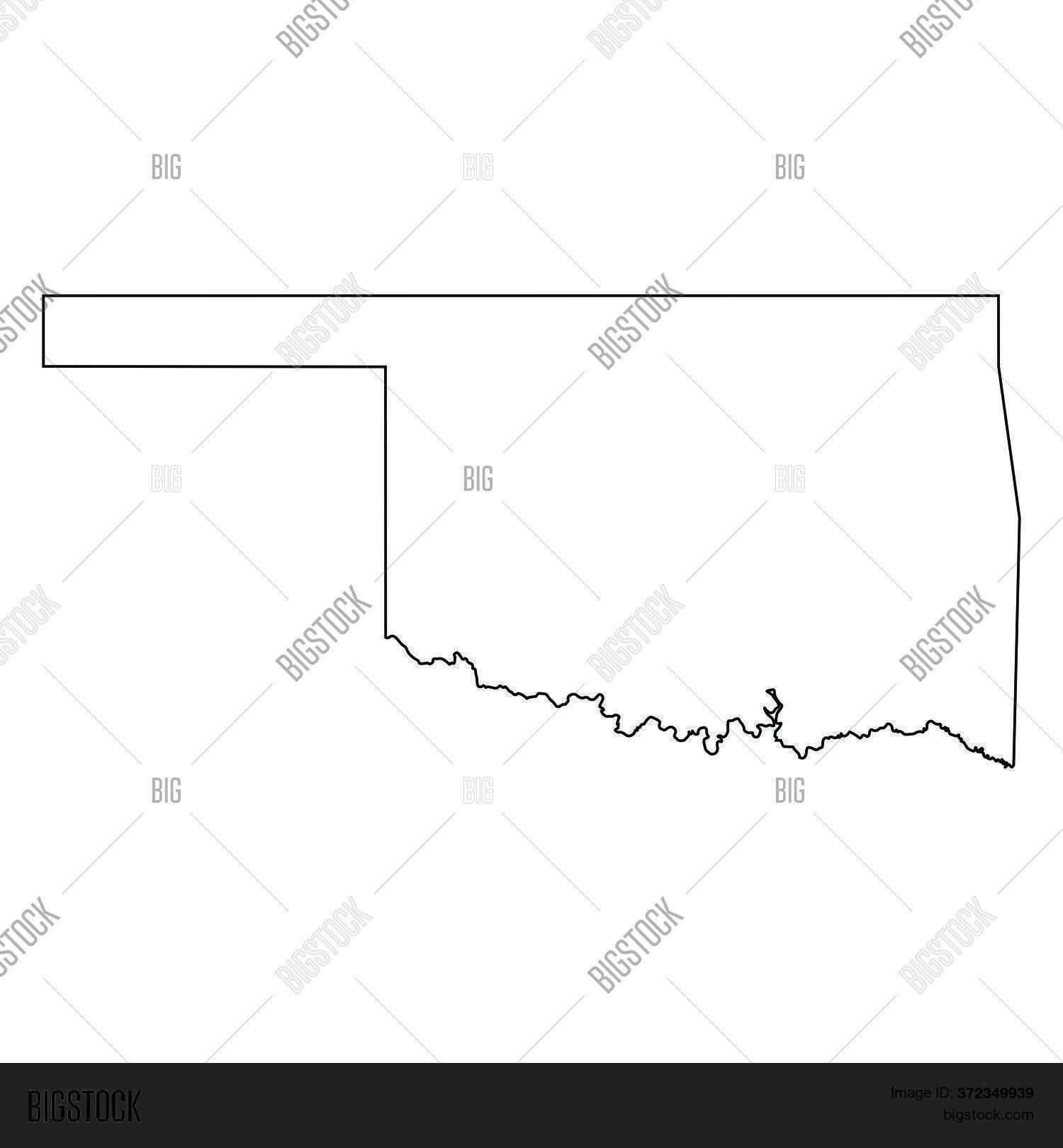Oklahoma Ok State Vector & Photo (Free Trial) | Bigstock