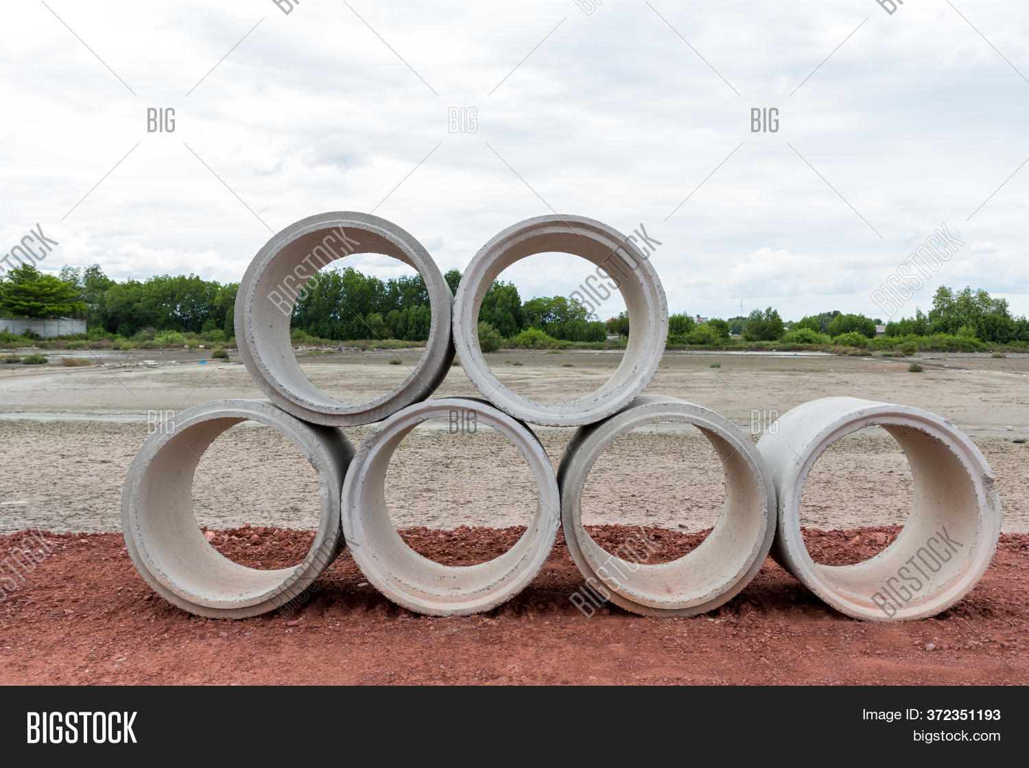 Concrete Drainage Pipe Image & Photo (Free Trial) | Bigstock
