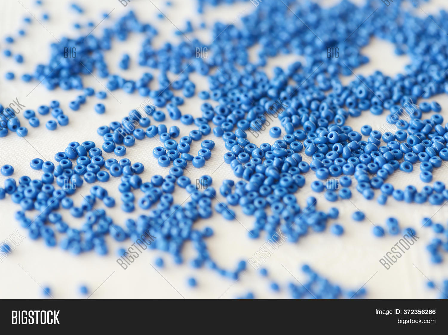 Seed Beads Blue Color Image & Photo (Free Trial) | Bigstock