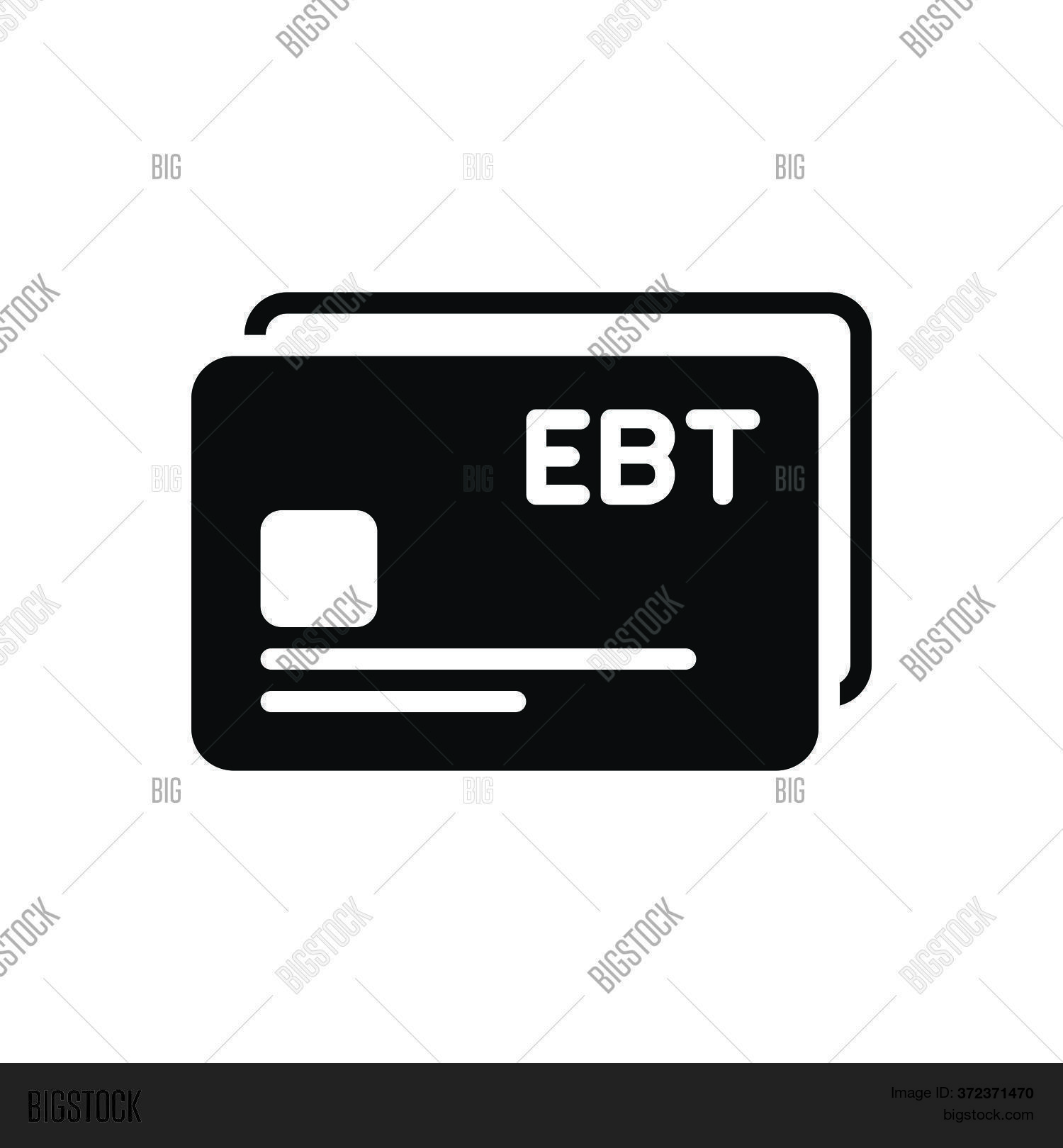 Black Solid Icon Ebt Vector & Photo (Free Trial) | Bigstock