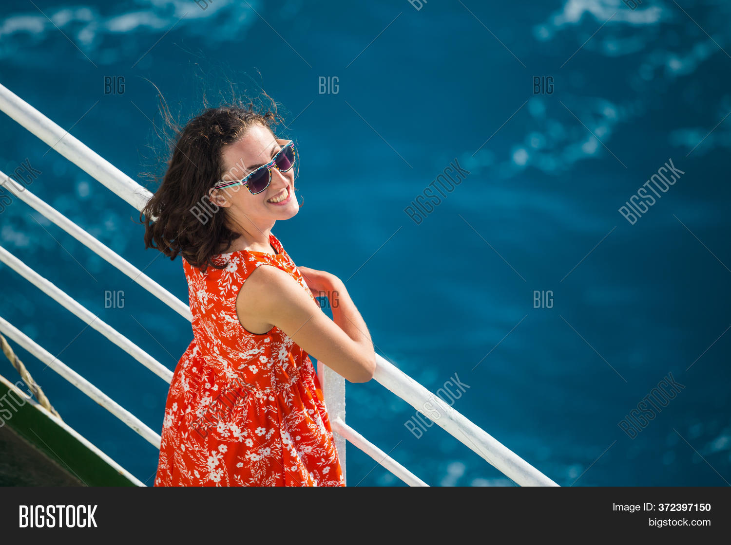 Woman Sailing On Image & Photo (Free Trial) | Bigstock