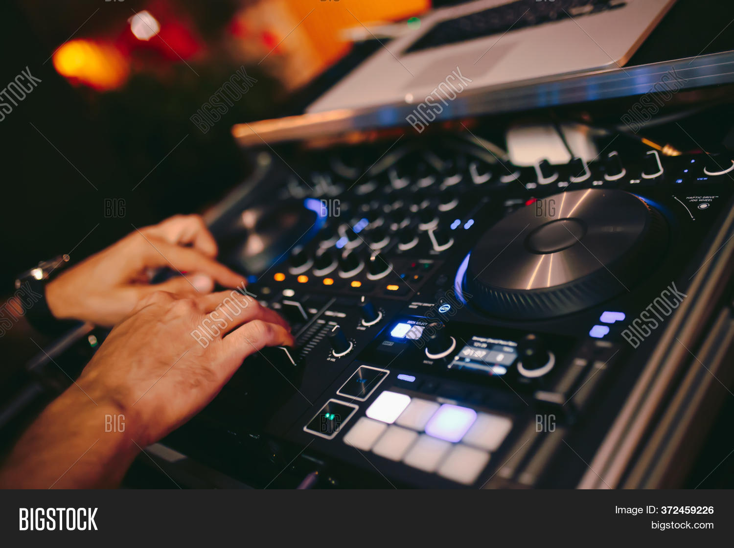 Dj Turntable Top View