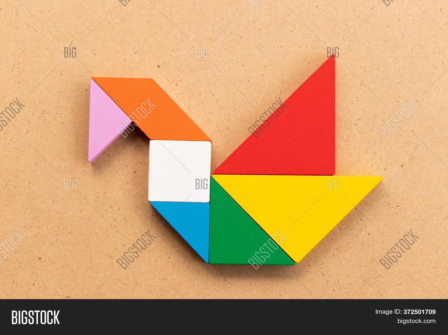 Color Tangram Puzzle Image & Photo (Free Trial) | Bigstock