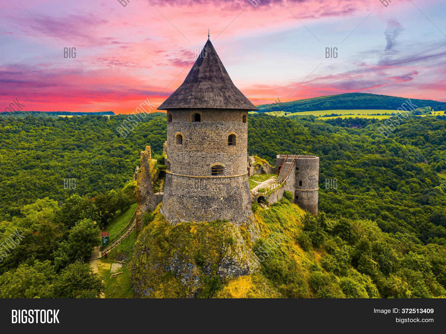 Ruins Medieval Castle Image & Photo (Free Trial) | Bigstock