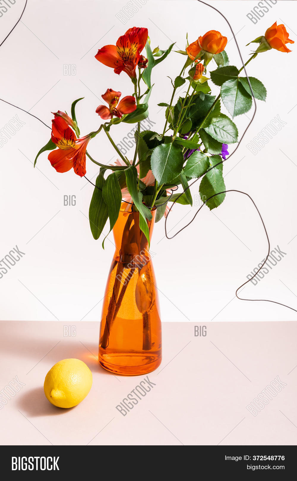 Composition Roses Red Image & Photo (Free Trial) | Bigstock