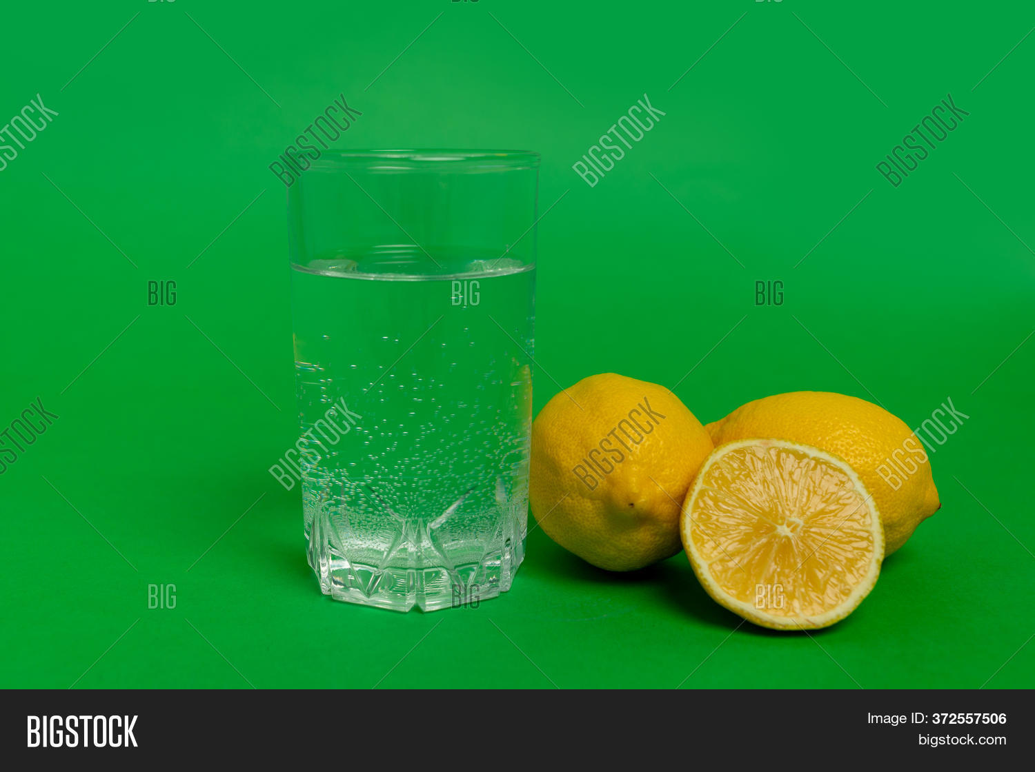Water Glass Lemons On Image & Photo (Free Trial) | Bigstock