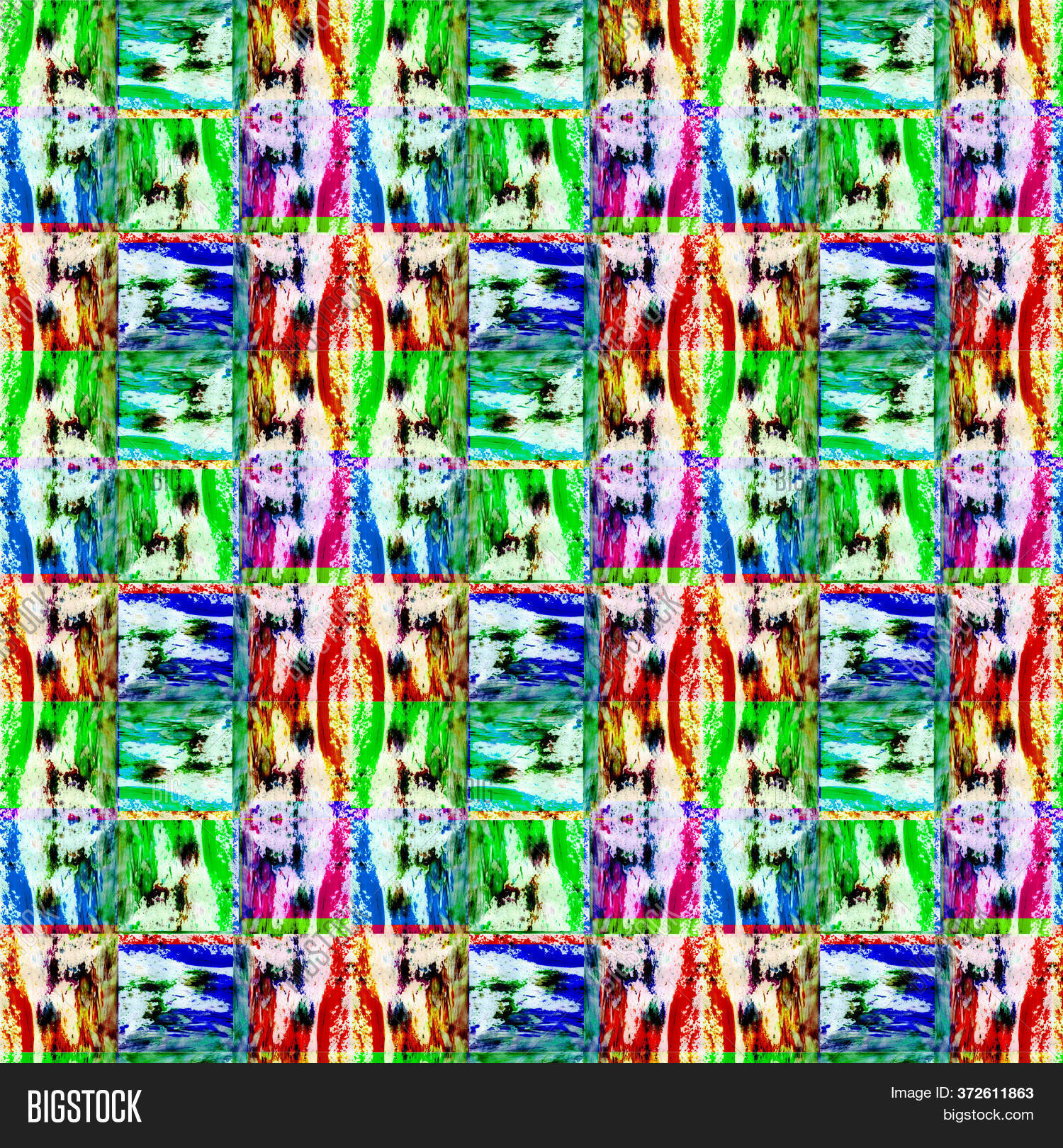 Color Blocks, Seamless Image & Photo (Free Trial) | Bigstock