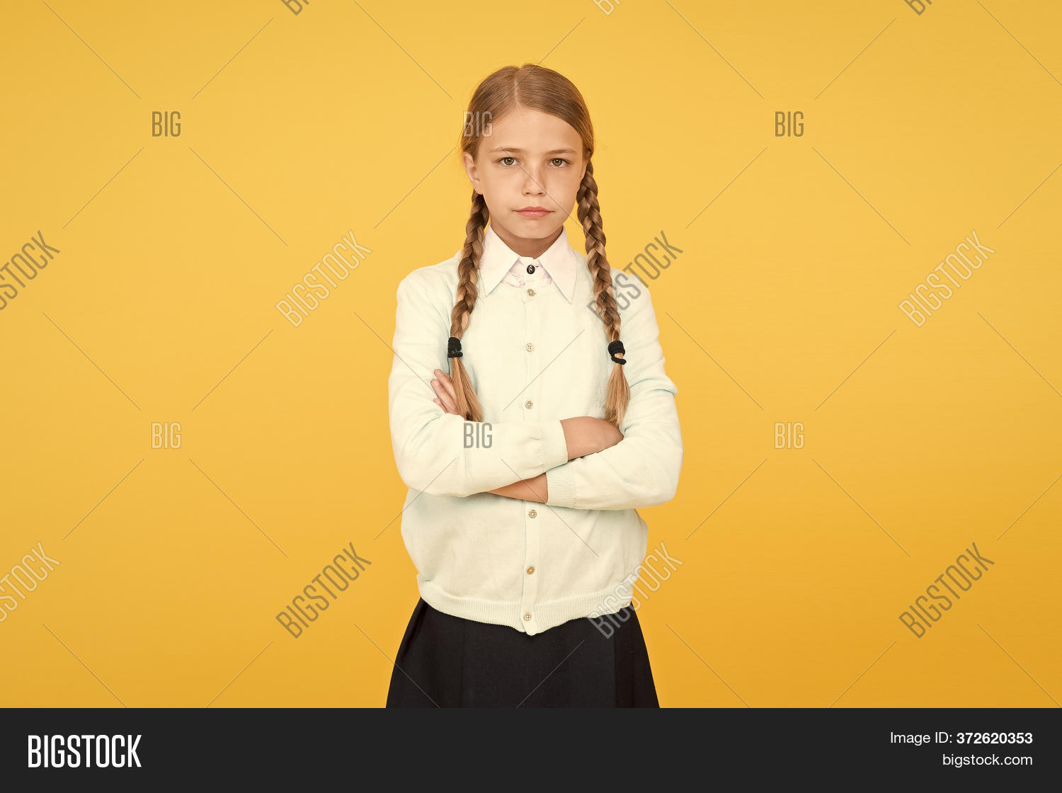 Smart Little Girl On Image & Photo (Free Trial) | Bigstock