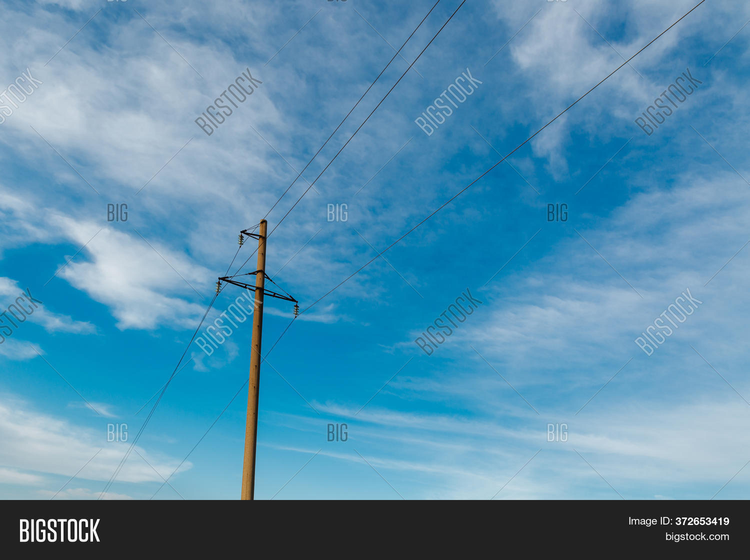 Power Line Post Image & Photo (Free Trial) | Bigstock