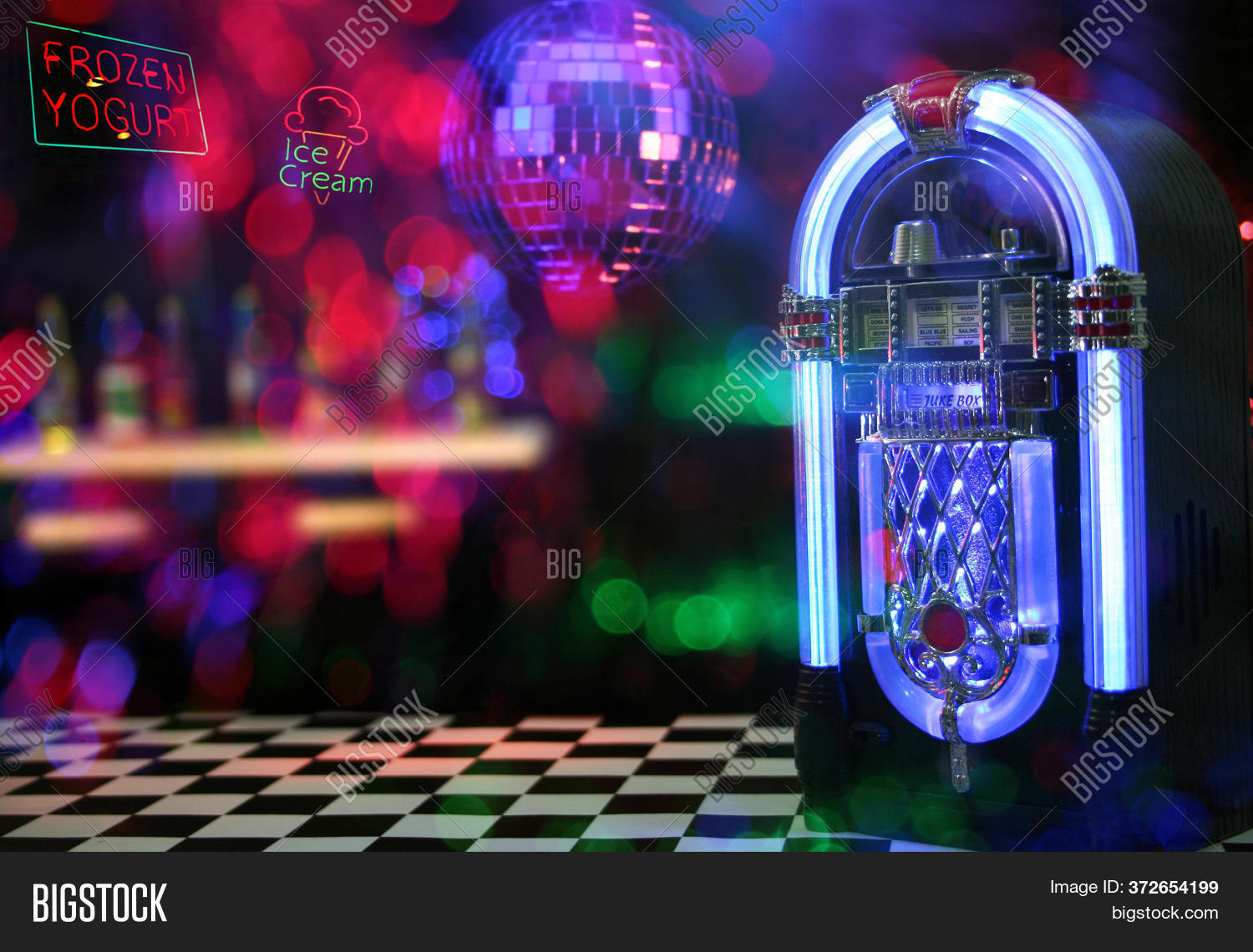 Jukebox Ice Cream Image & Photo (Free Trial) | Bigstock
