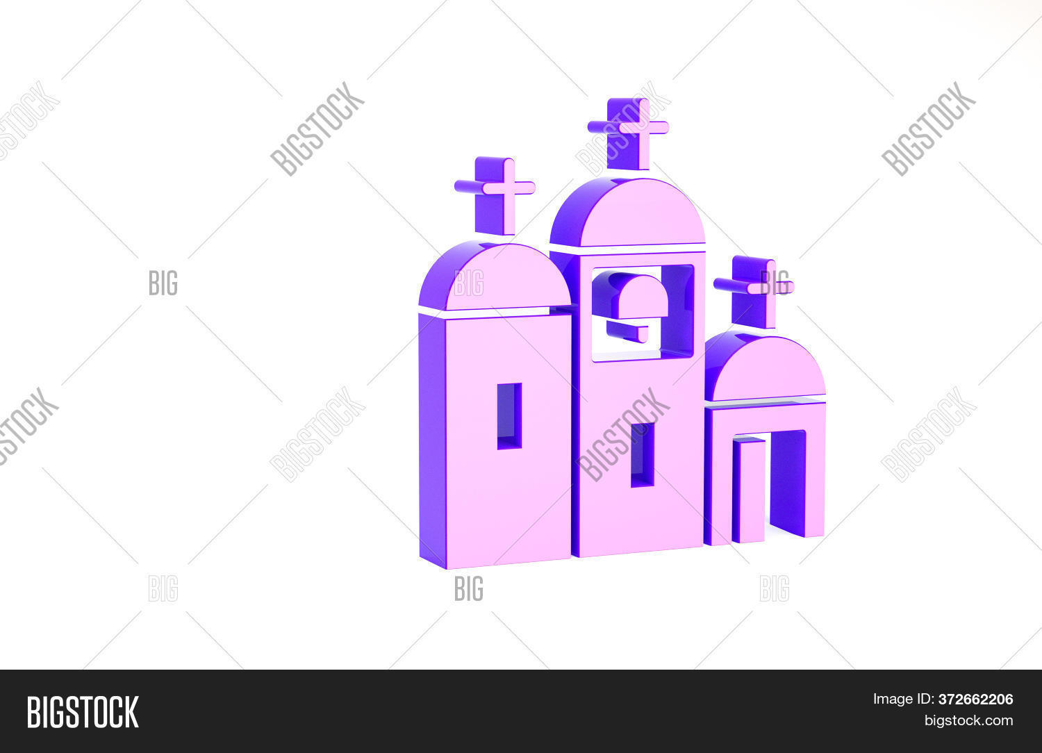 Purple Church Building Image & Photo (Free Trial) | Bigstock