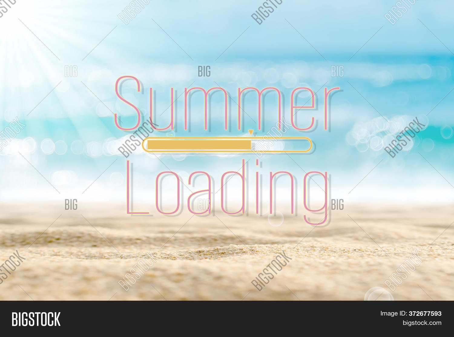 Summer Loading Words Image & Photo (Free Trial) | Bigstock