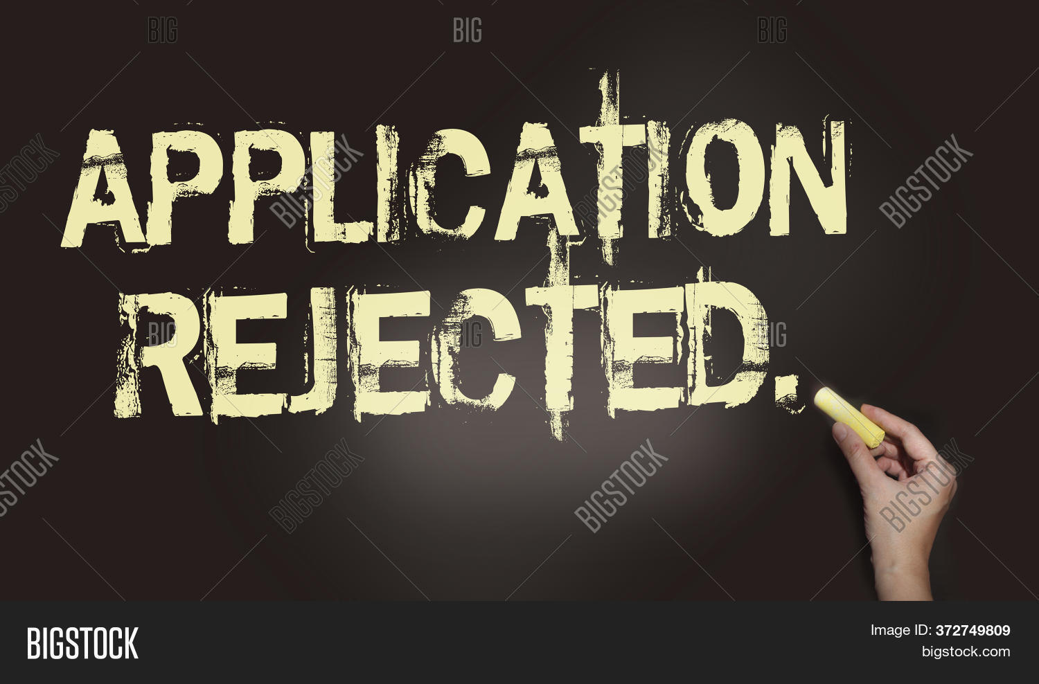 Application Rejected Image & Photo (Free Trial) | Bigstock