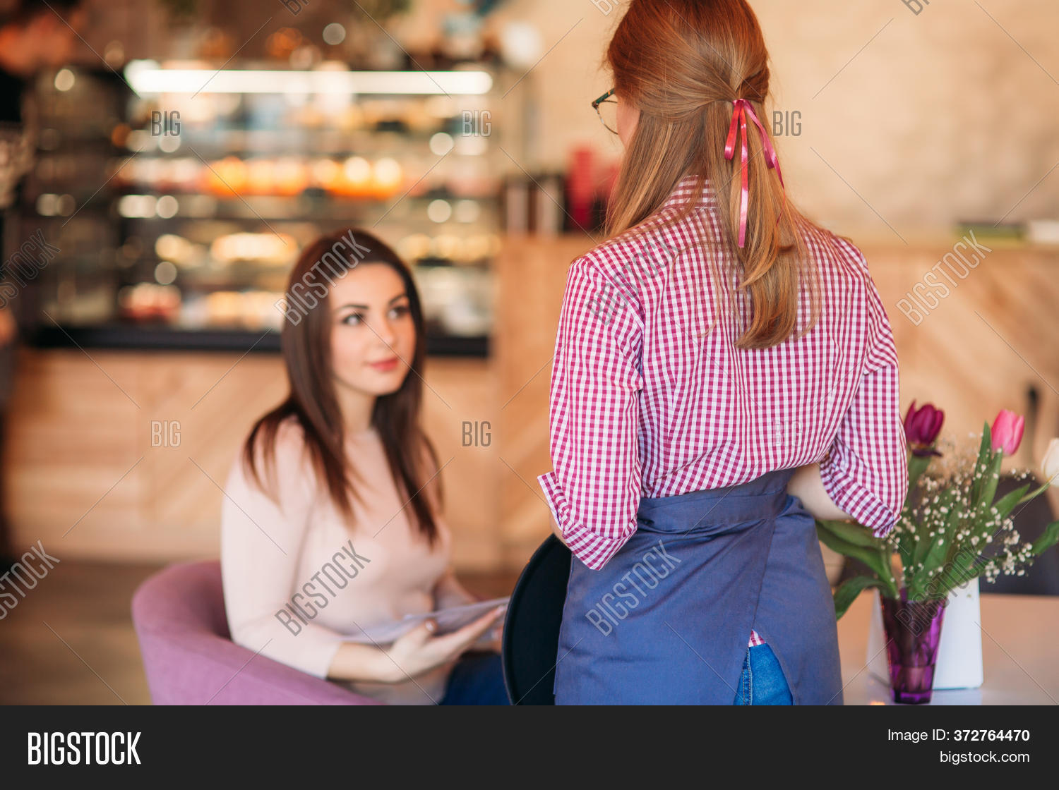 Back View Waitress Image & Photo (Free Trial) | Bigstock