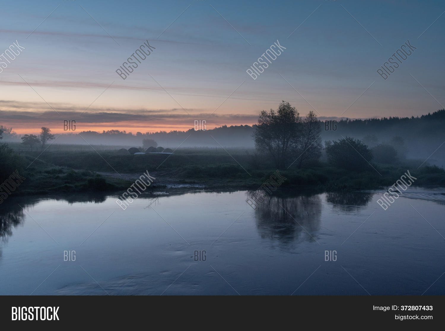 Camping Camp By River Image & Photo (Free Trial) | Bigstock