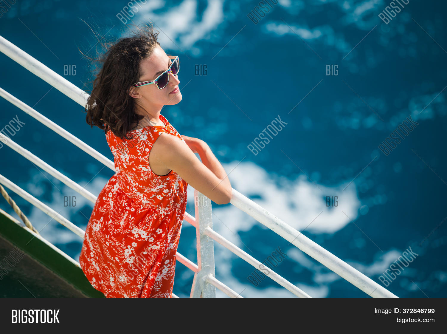 Woman Sailing On Image & Photo (Free Trial) | Bigstock