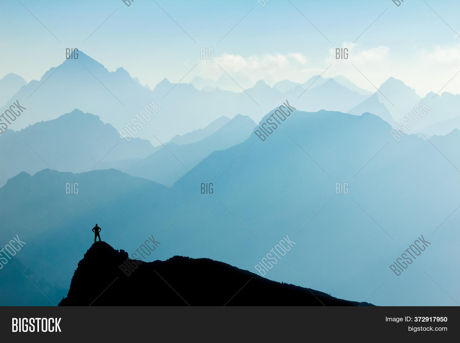 Man Reaching Summit Image & Photo (Free Trial) | Bigstock