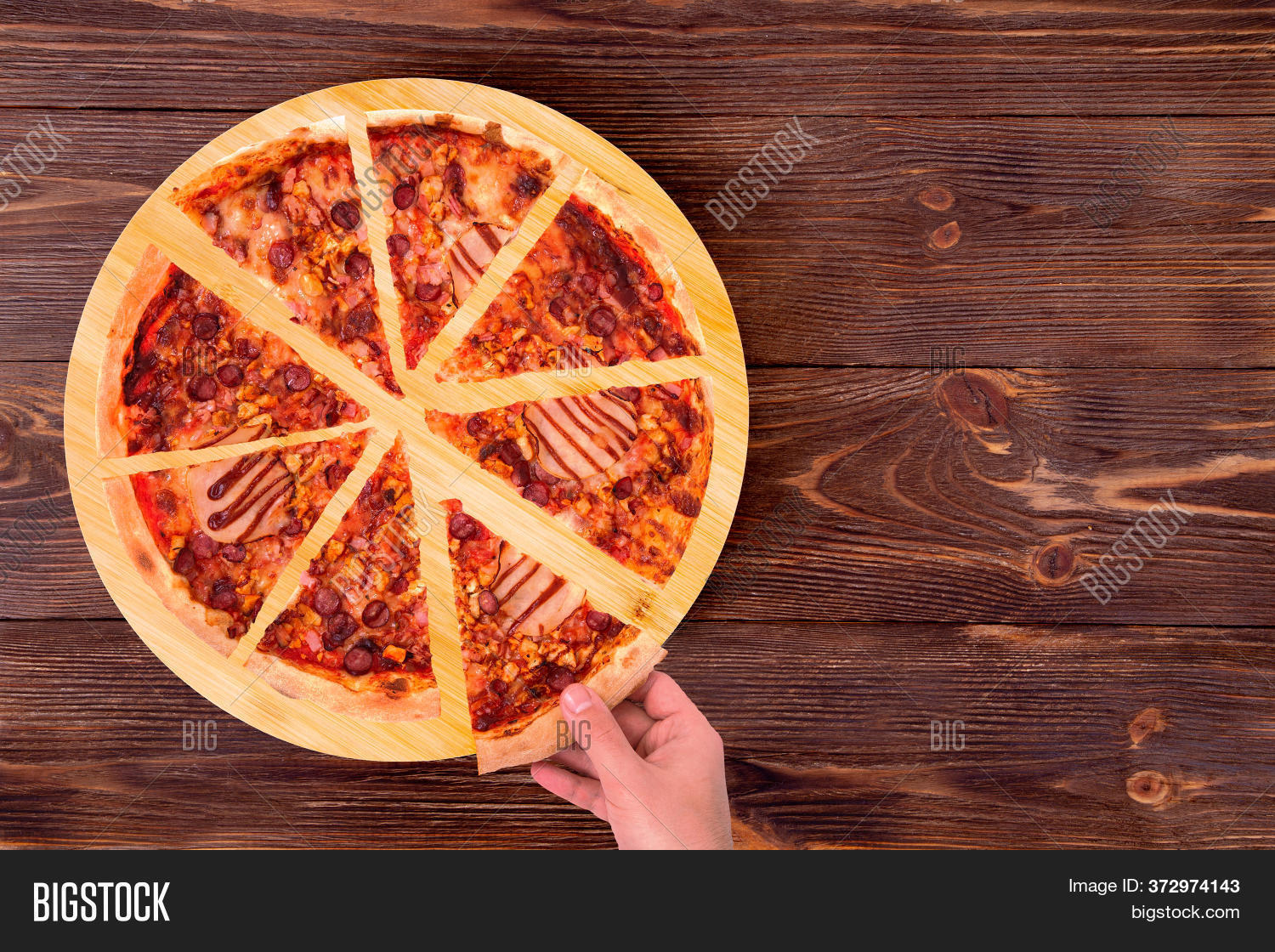 Male Taking Slice Image & Photo (Free Trial) | Bigstock