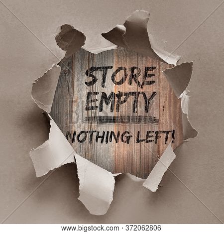 Text Store Empty Image & Photo (Free Trial) | Bigstock