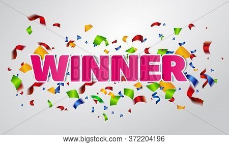 Winner Sign Colour Vector & Photo (Free Trial) | Bigstock