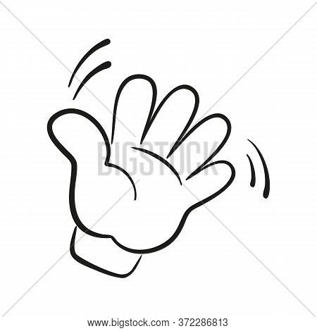 Hi Hello Hand Gesture Vector & Photo (Free Trial) | Bigstock