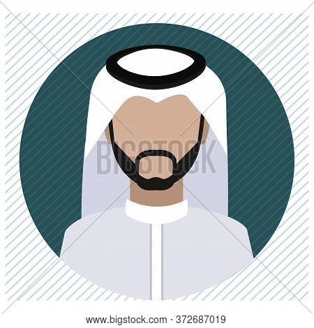 Saudi Man Icon Wearing Image & Photo (Free Trial) | Bigstock